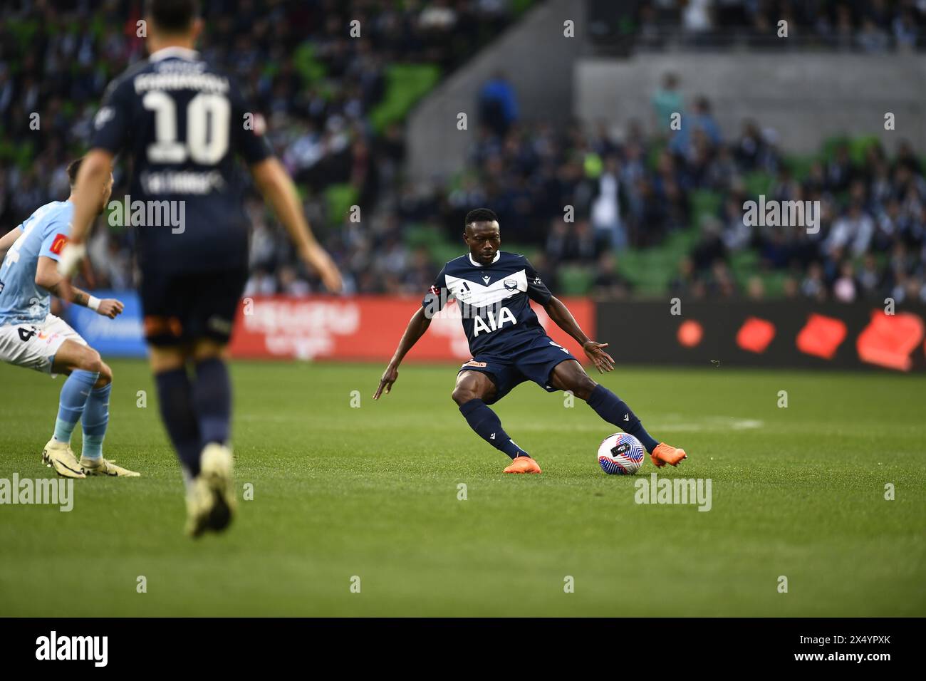 MELBOURNE, AUSTRALIEN. 5. Mai 2024. Im Bild: Adama Traoré von Victory ...