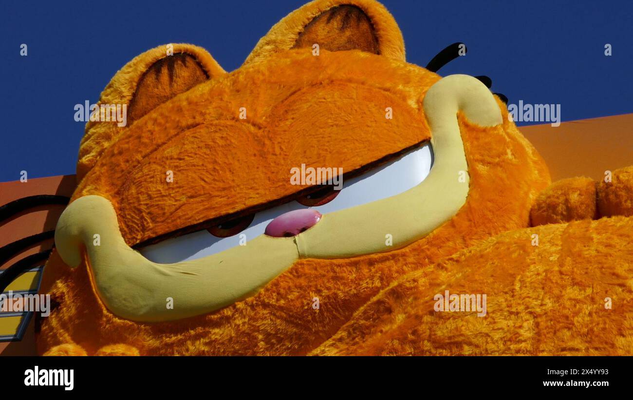 5. Mai 2024 die Garfield Movie Reklametafel am Sunset Blvd am 5. Mai ...