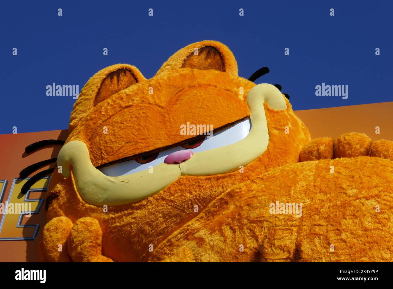5. Mai 2024 die Garfield Movie Reklametafel am Sunset Blvd am 5. Mai ...