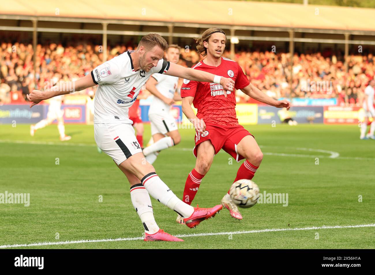 Milton Keynes Dons’ Cameron Norman im Play-off-Halbfinale der Sky Bet ...