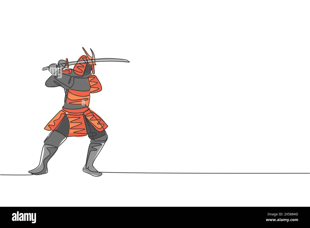 Uniforme de guerrero samurai Stock-Vektorgrafiken kaufen - Alamy