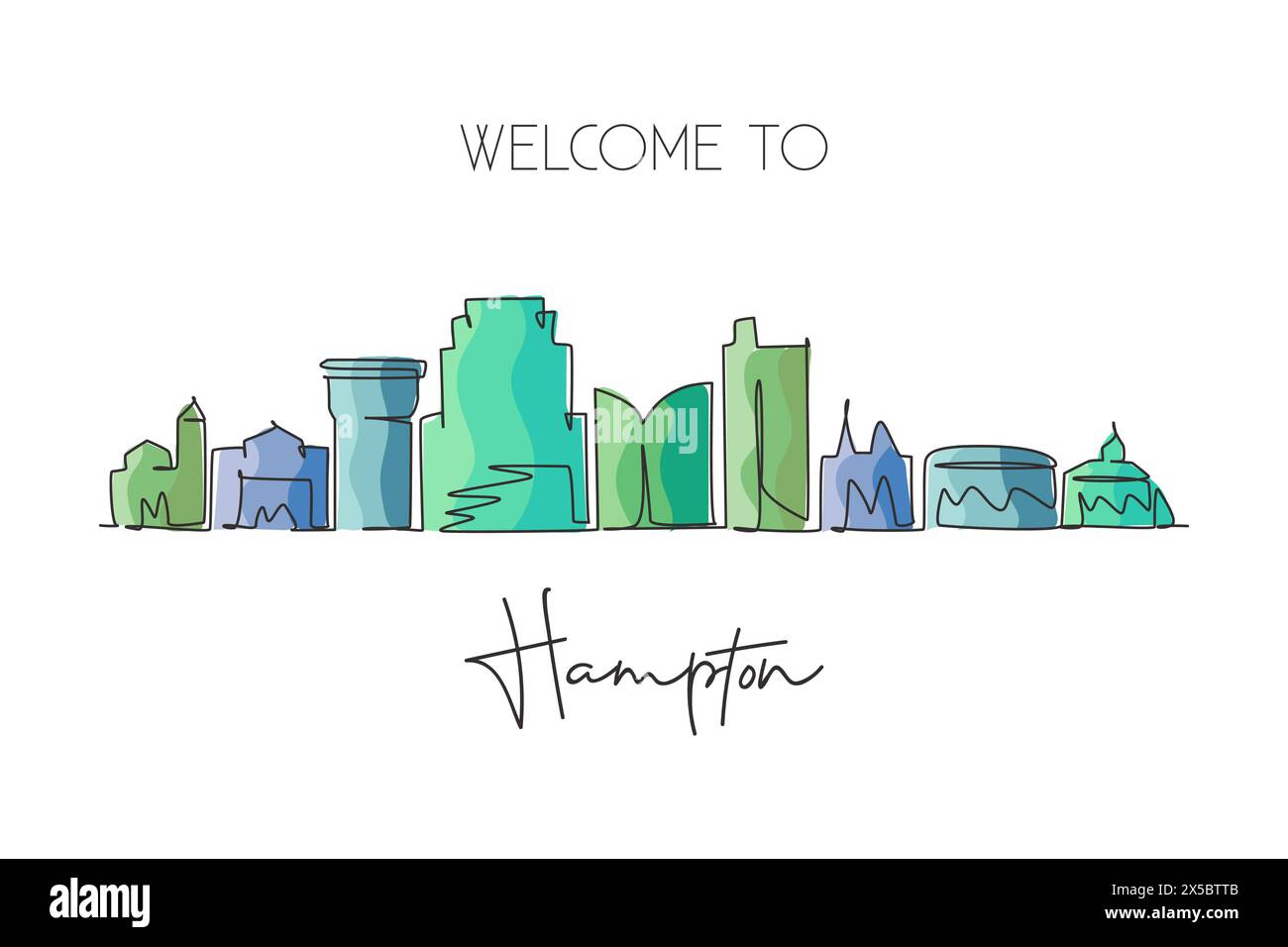 Hampton virginia architektur Stock-Vektorgrafiken kaufen - Alamy