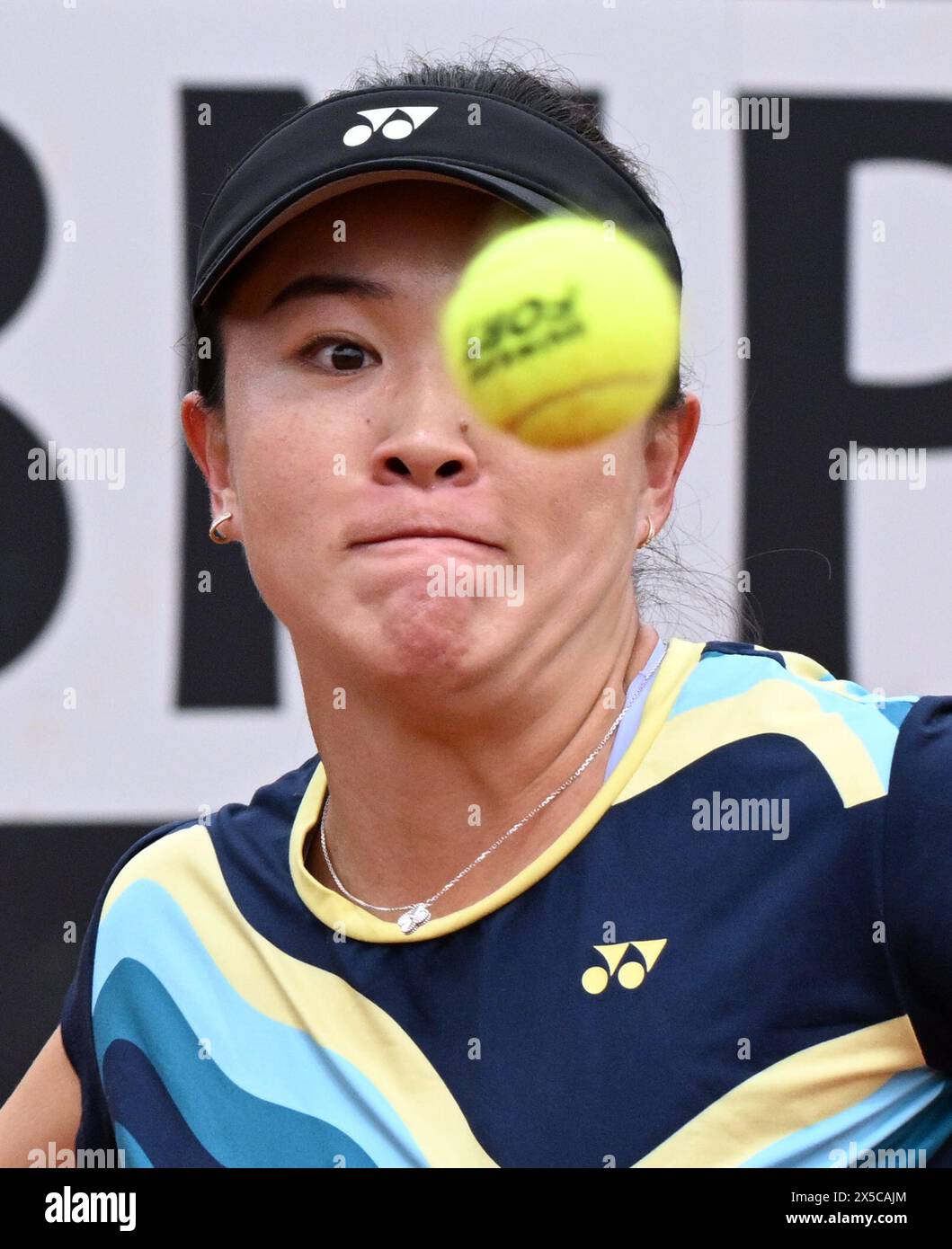 Rom, Italien. Mai 2024. Zhu Lin aus China tritt im 1. Runde Spiel der ...