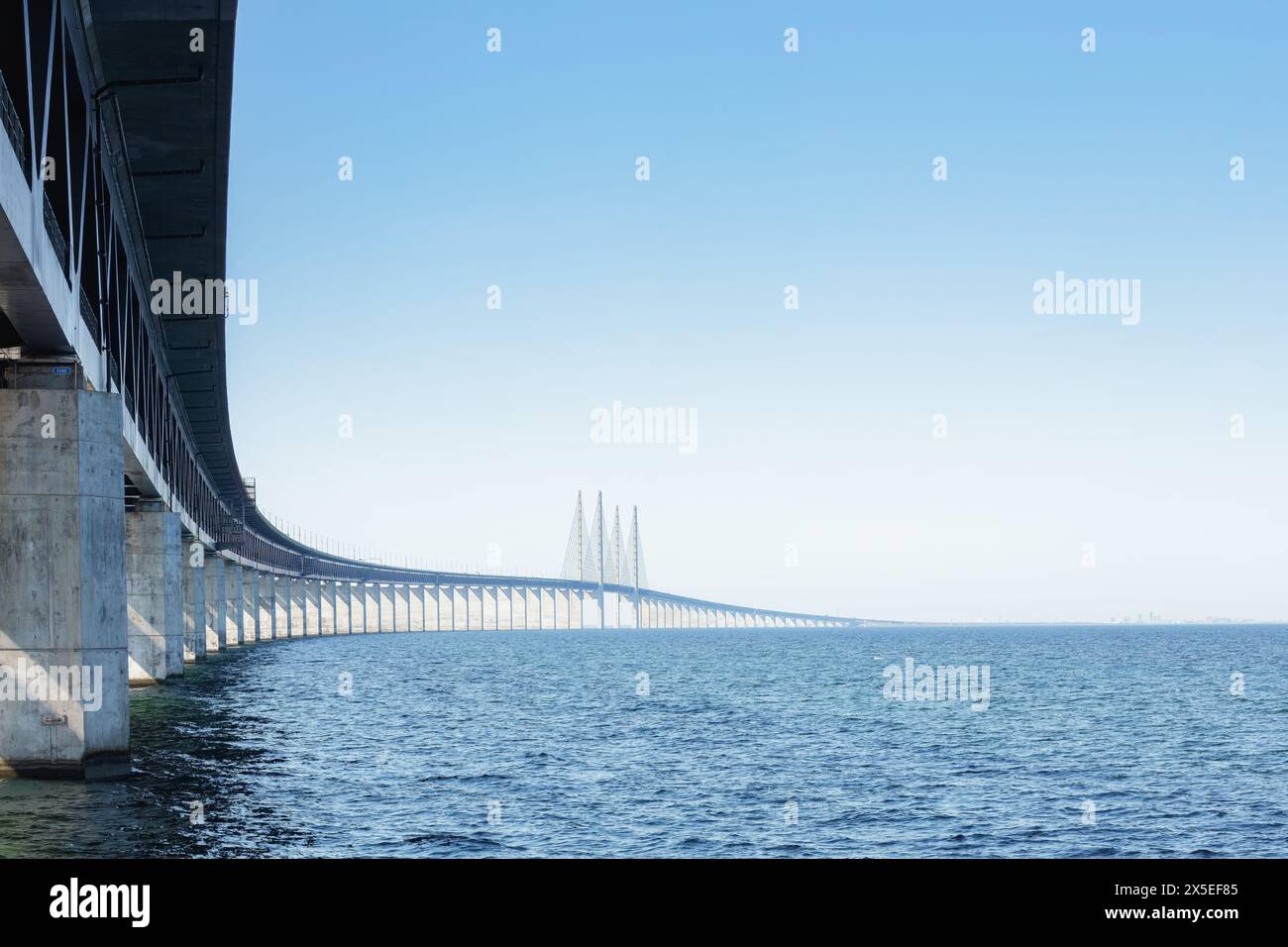 Fabelhafte Oresundbrucke Malmo Schweden Bild