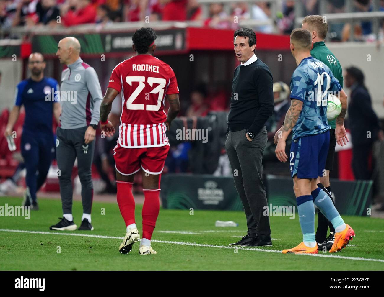 Aston Villa-Manager Unai Emery war im Halbfinale der UEFA Europa ...