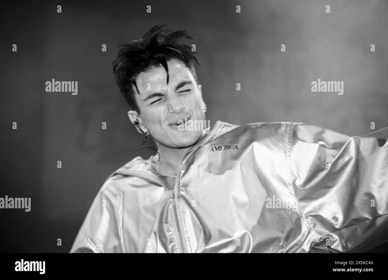 PETER ANDRE, 1997: Ein junger Peter Andre auf der Smash Hits Tour 1997 ...