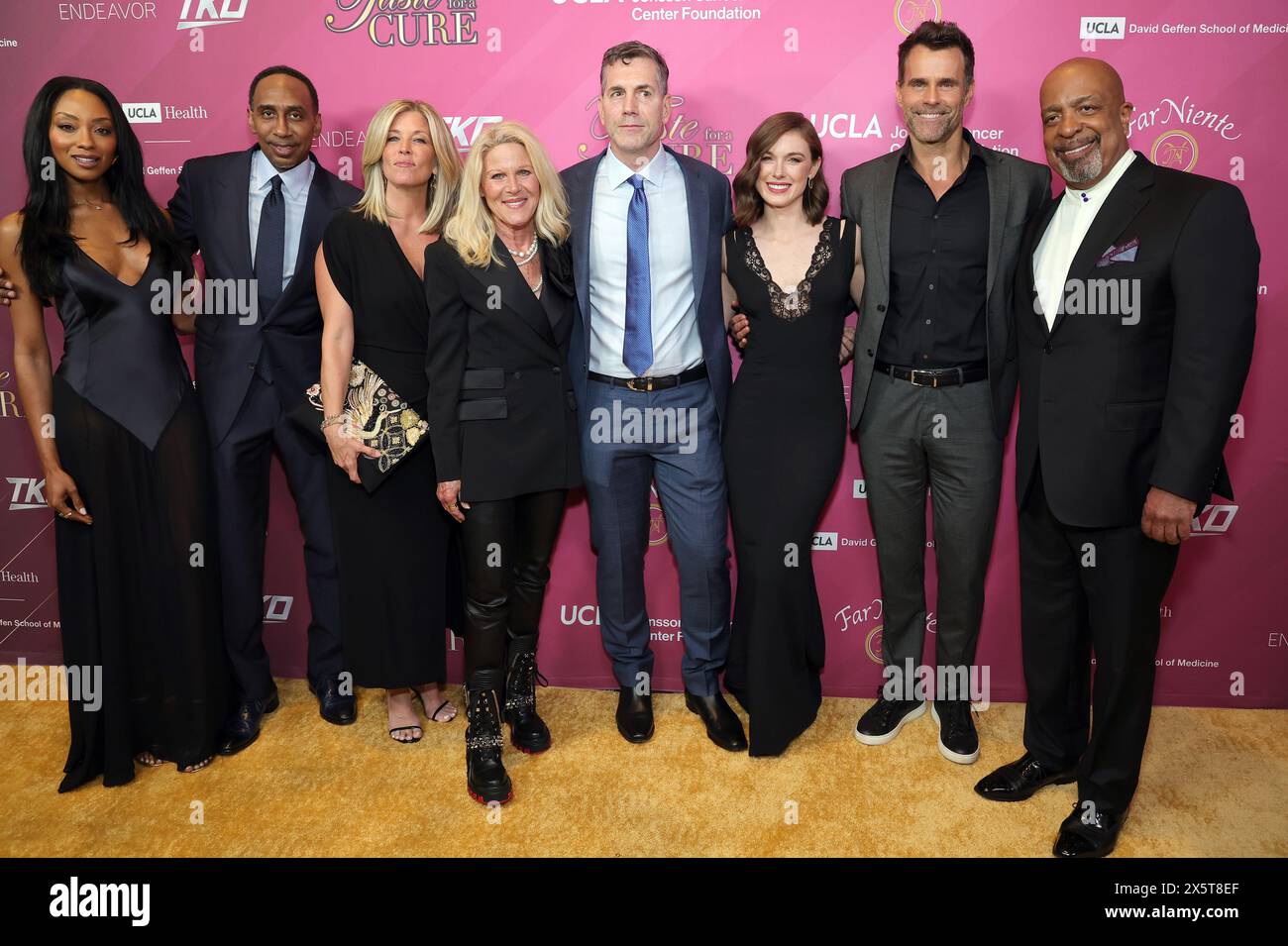 BEVERLY HILLS, KALIFORNIEN - 10. Mai: Tanisha Harper, Stephen A. Smith ...