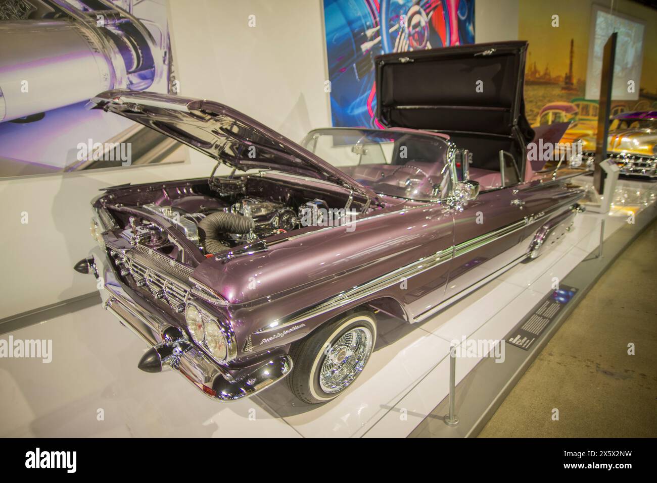 Im Bild 1959 Chevrolet Impala 'La catrina', Autoklub südlich. Sammlung ...