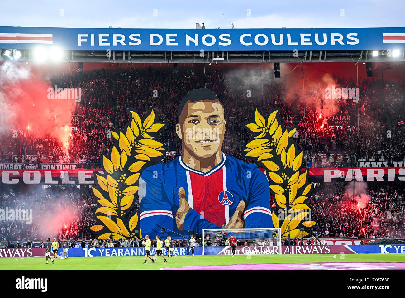 Paris, Frankreich. Mai 2024. Beim Parc des Princes-Stadion in Paris Saint-Germain PSG VS ...