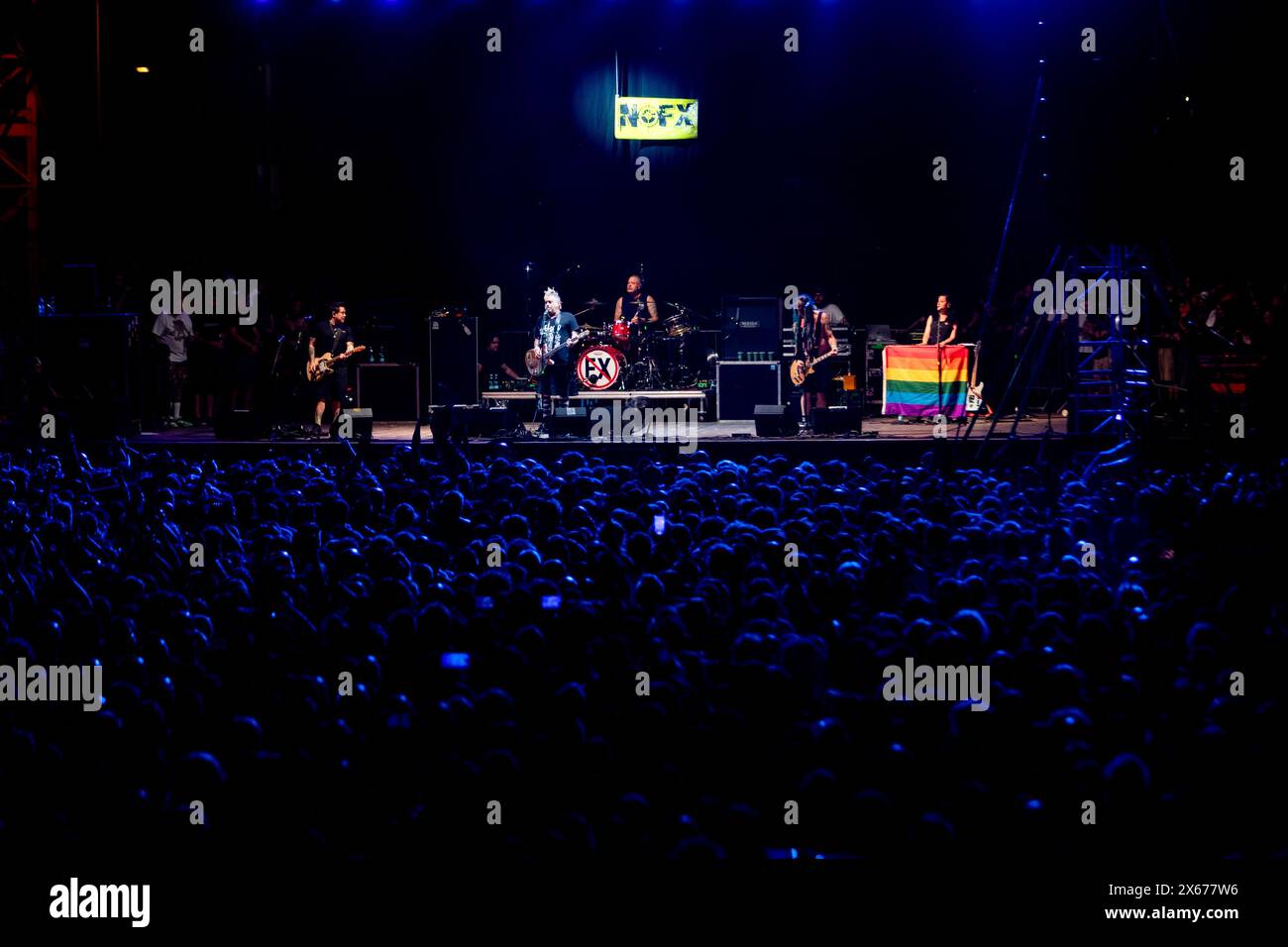 Mailand, Italien. Mai 2024. El Hefe, Erik Sandin, Fat Mike und Eric ...