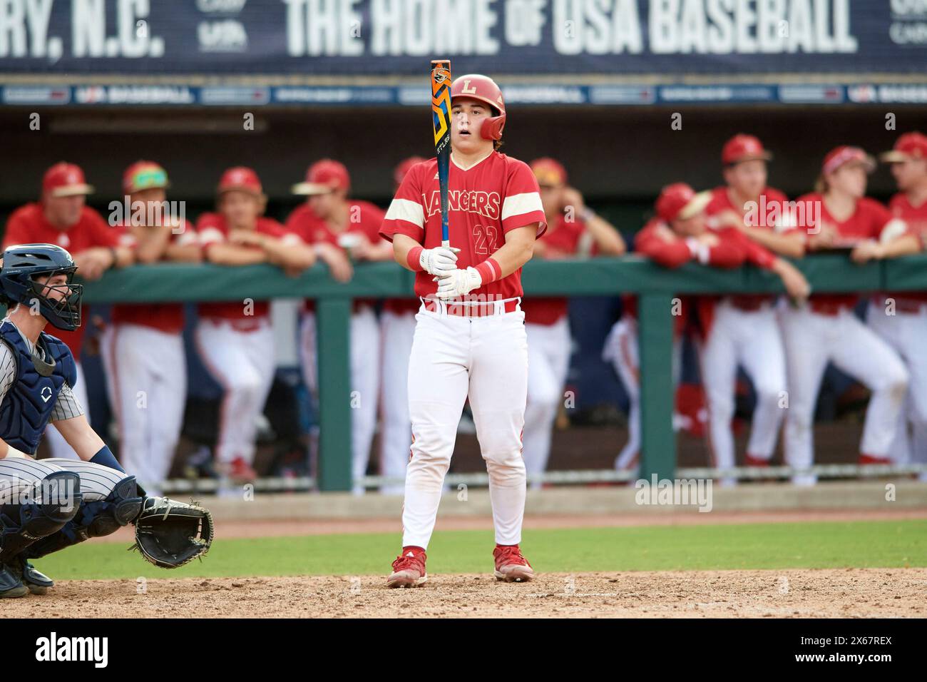 Brady Murrietta (22) of the Orange Lutheran Lancers (Orange, California ...