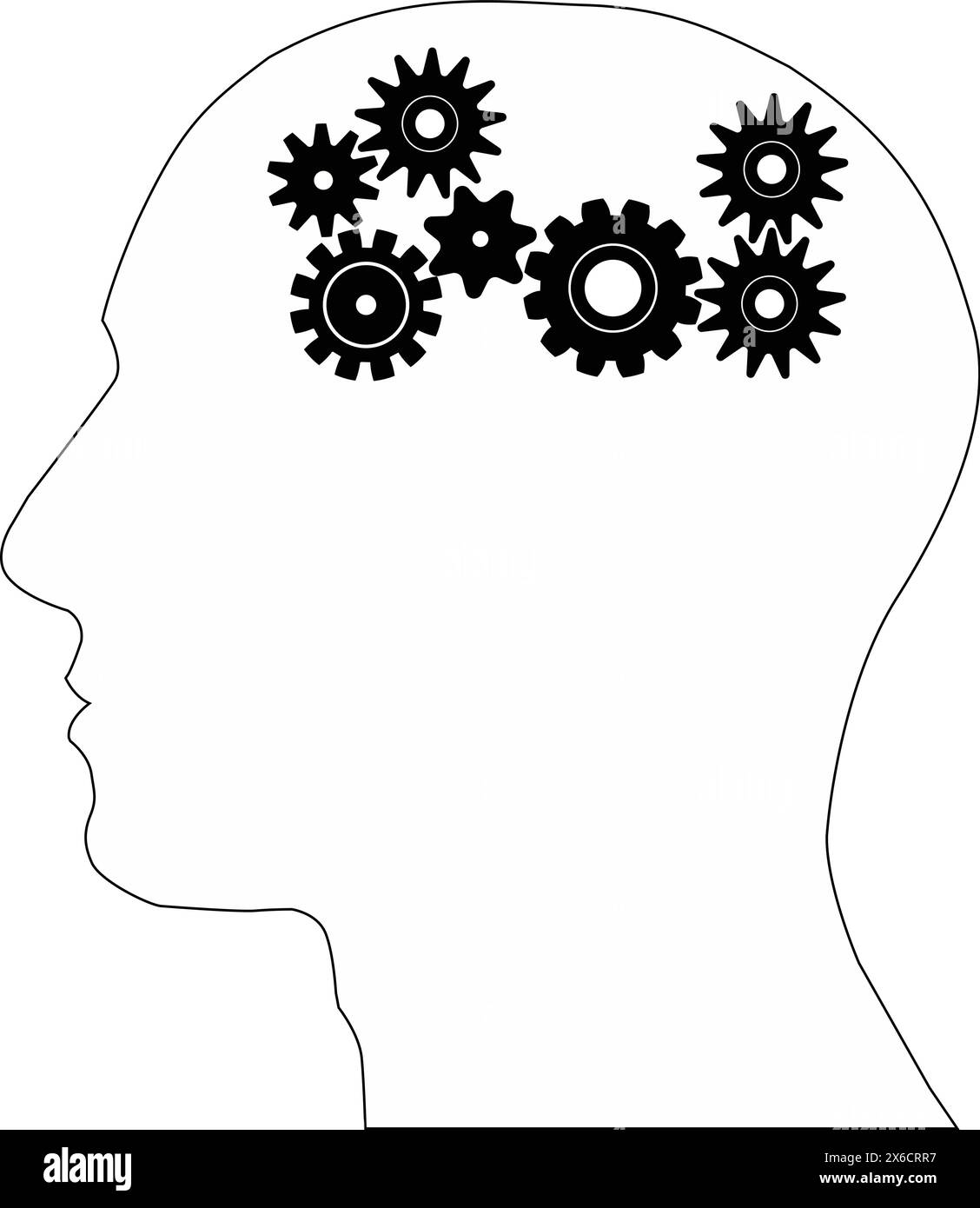 Human brain symbol icon vector -Fotos und -Bildmaterial in hoher ...