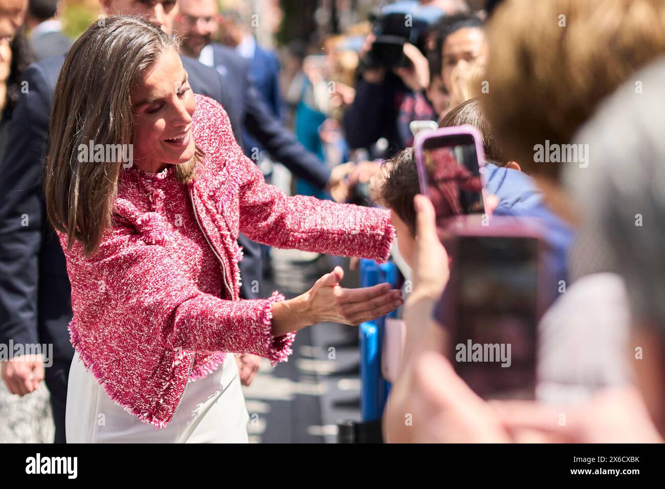 Oviedo. Spanien. 20240514 nimmt Königin Letizia von Spanien am 14. Mai ...