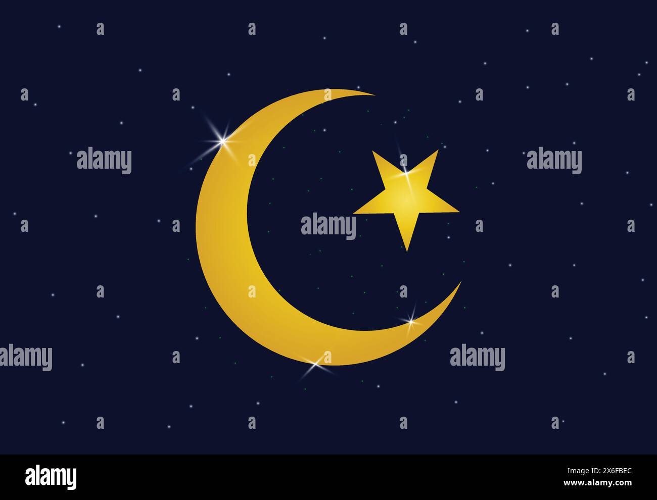 Halbmond symbol symbole Stock-Vektorgrafiken kaufen - Alamy