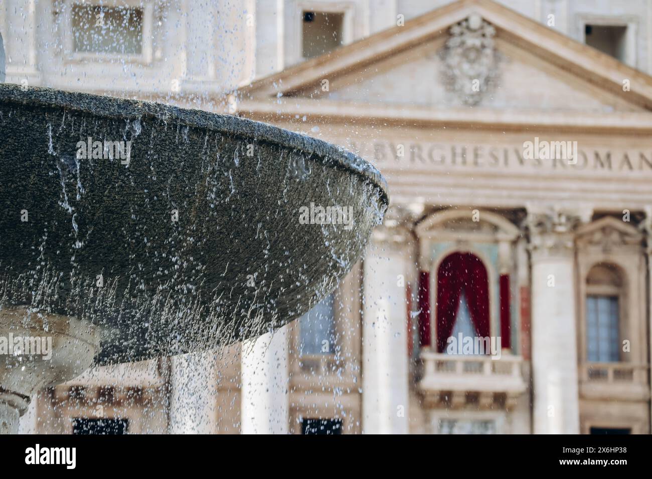 Die päpstliche Basilika St. Peter im Vatikan oder einfach nur der ...
