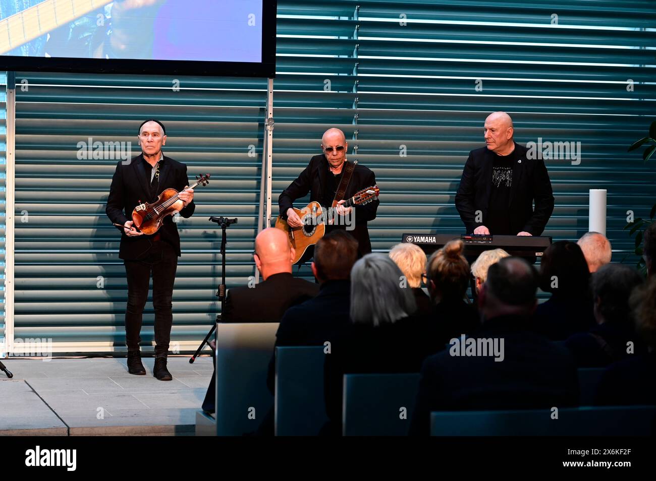 Georgi Gogow, Toni Krahl und Manfred Hennig von City bei der ...