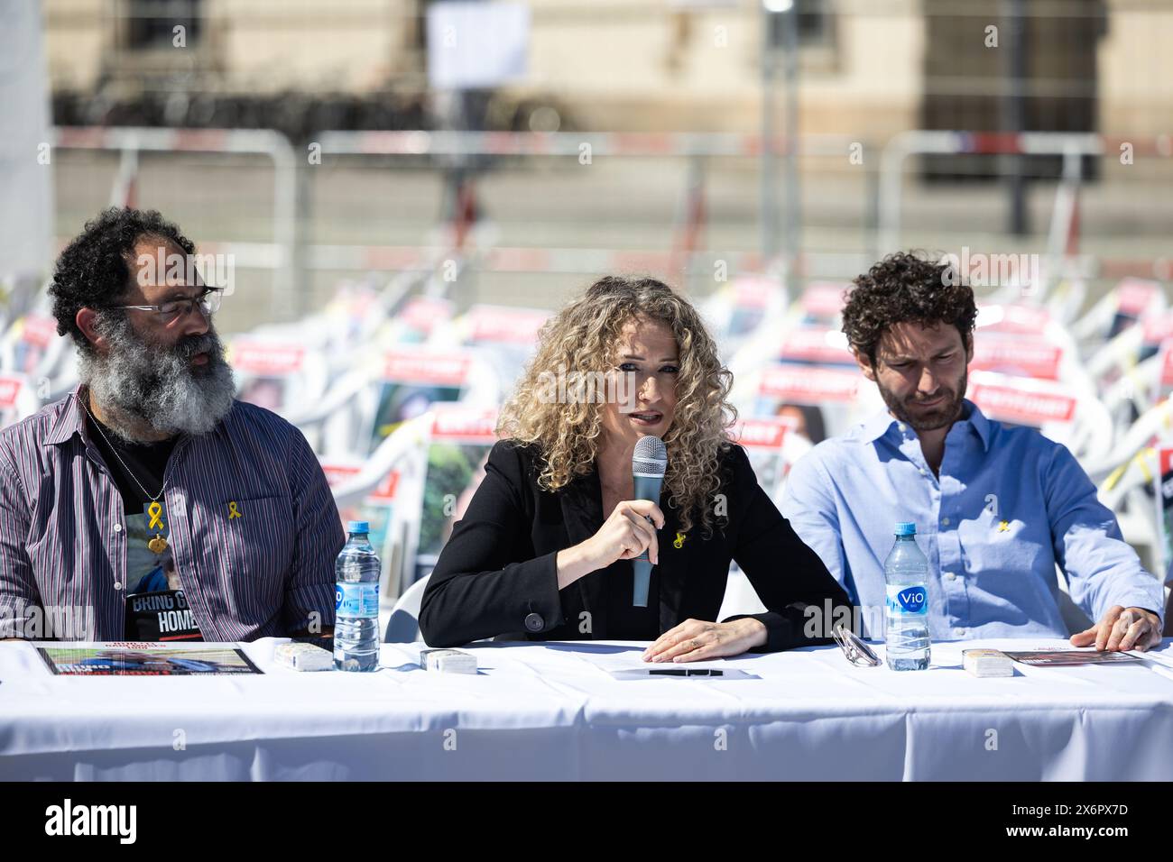 Berlin, Deutschland. Mai 2024. Die Organisatorin Melody Sucharewicz (M ...