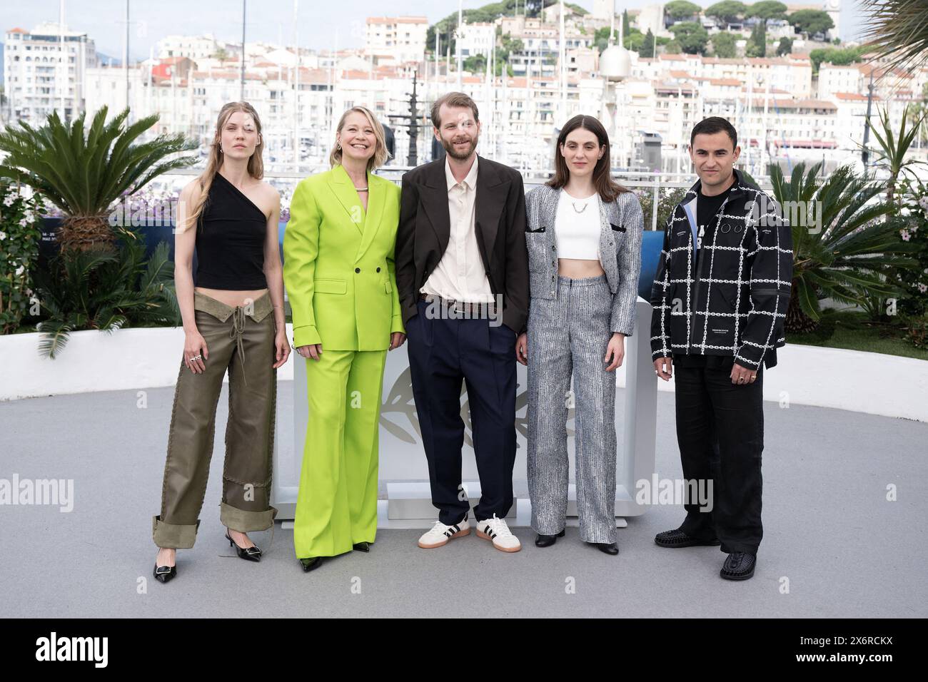 Cannes, Frankreich. Mai 2024. Tessa Hoder, Trine Dyrholm, Magnus von ...