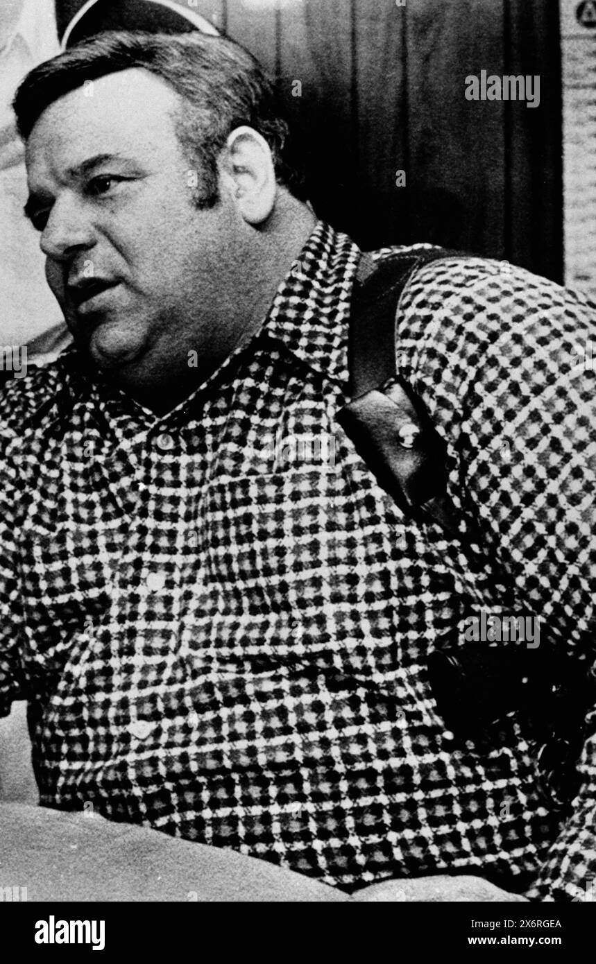 Former New Jersey State Senator Anthony Imperiale talks to newsmen with ...