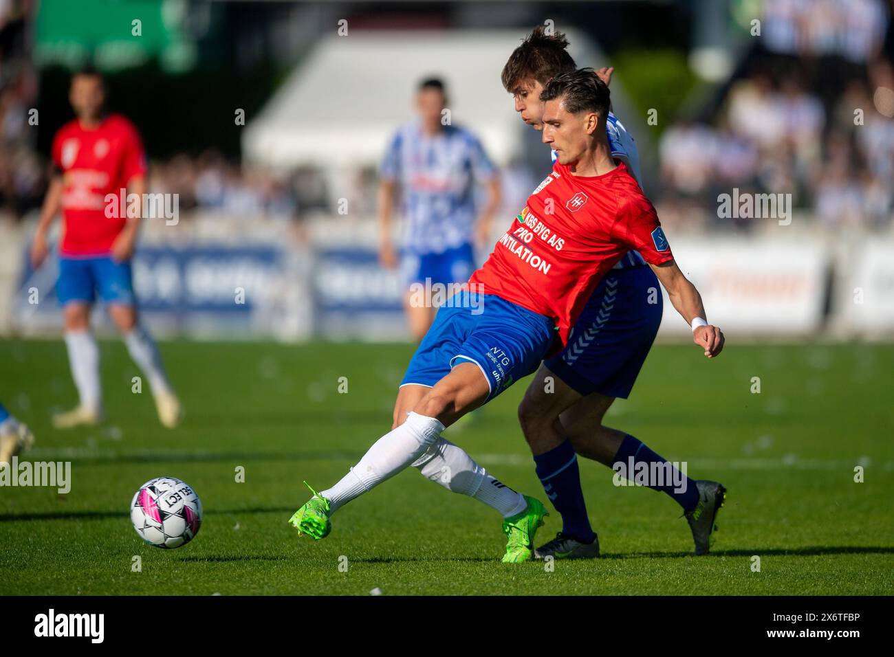 Kopenhagen, Dänemark. Mai 2024. Superliga-Spiel zwischen Hvidovre IF ...
