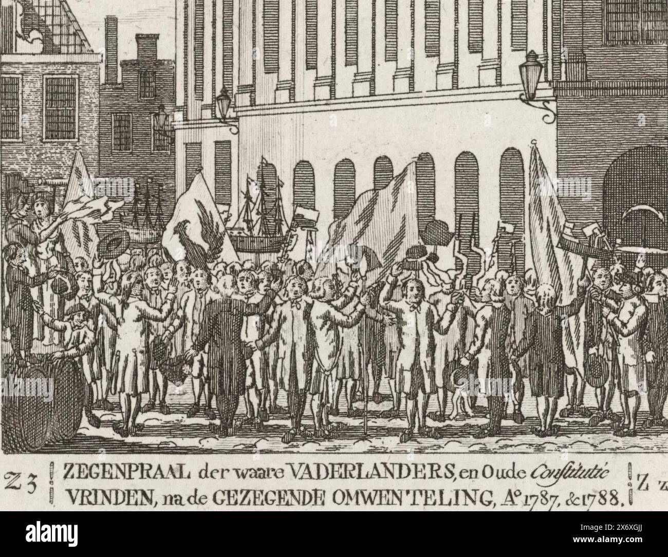 Feier der Wiederherstellung der alten Verfassung, 1787-1788, Segen der wahren Vaterländer und ...