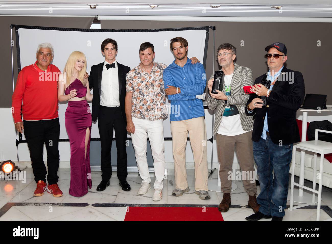 Cannes, Frankreich. Mai 2024. Jean-Claude Goldenstein, Sonia Gleis ...