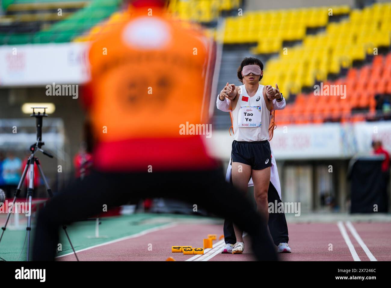 Kobe, Japan. Mai 2024. YE Tao aus China tritt beim T11-Finale der ...