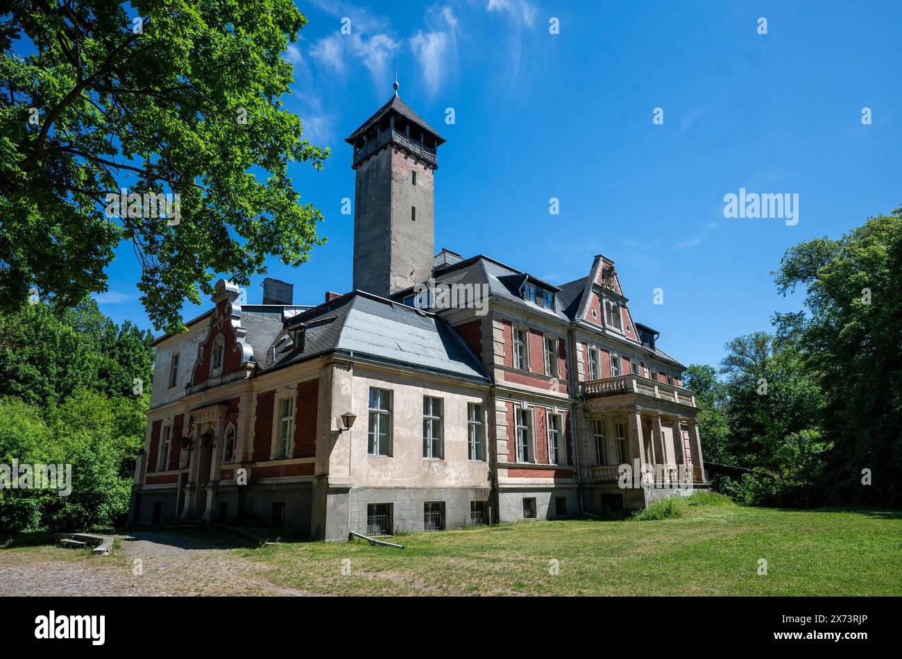 Schulzendorf, Deutschland. Mai 2024. Das Herrenhaus des ehemaligen ...