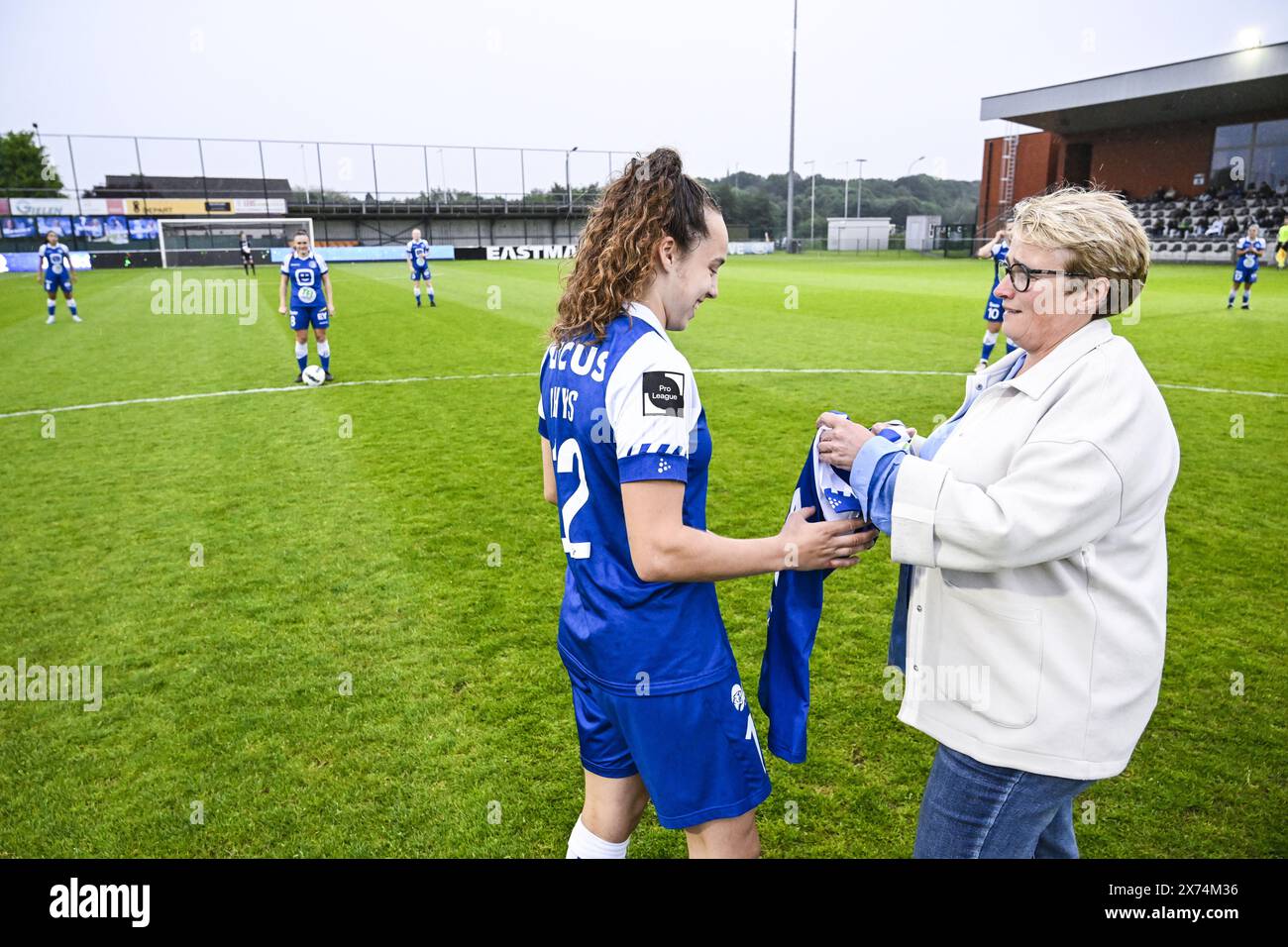 Gent, Belgien. Mai 2024. KAA Gent Ladies's Jasmien Mathys, vor einem ...