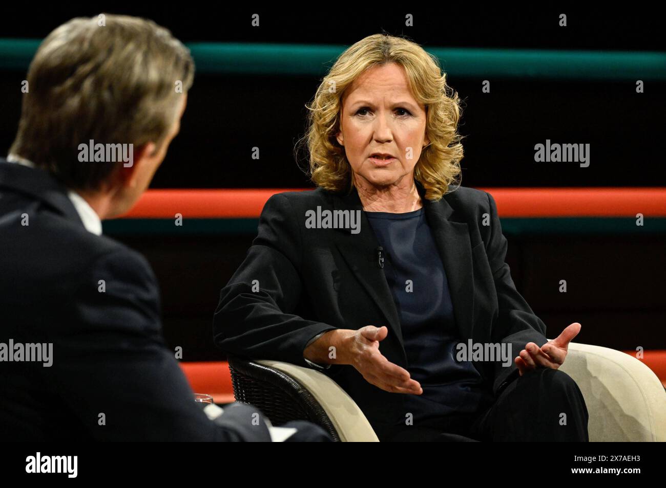 Markus Lanz mit Steffi Lemke 05/24 ihr Markus Lanz und Steffi Lemke am 16. Mai 2024 in Markus ...
