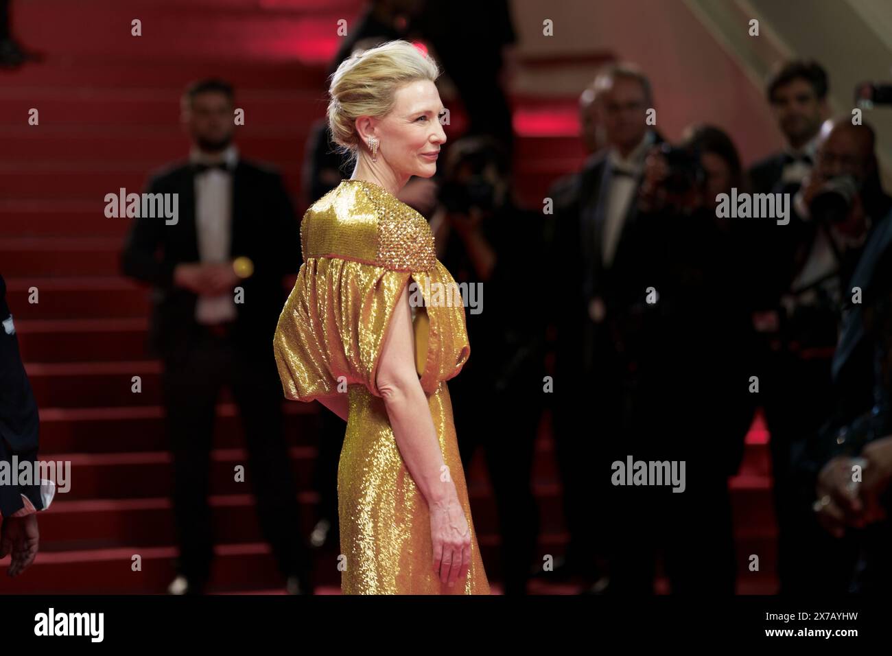 Cannes, Frankreich. Mai 2024. Cate Blanchett nimmt am 18. Mai 2024 am ...