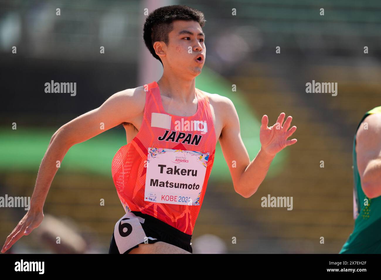 /Takeru Matsumoto (JPN), 18. MAI 2024 - Leichtathletik: 400 m T36-Qualifikation für Männer im ...