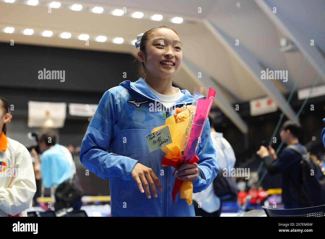 Takasaki Arena, Gunma, Japan. Mai 2024. Mana Okamura, 18. MAI 2024 - Kunstturnen : die 63. NHK ...