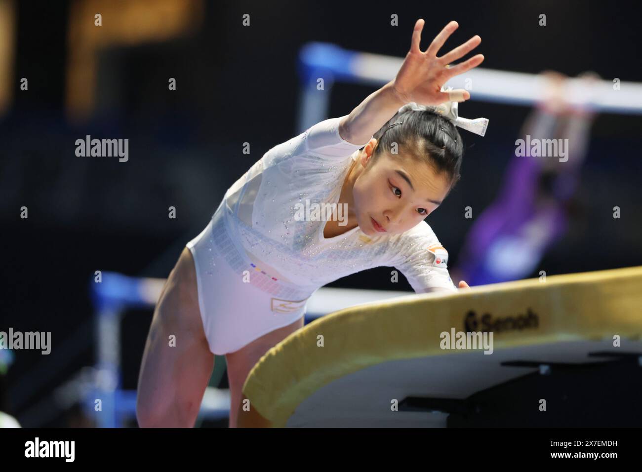 Takasaki Arena, Gunma, Japan. Mai 2024. Mana Okamura, 18. MAI 2024 - künstlerische Turnen : der ...