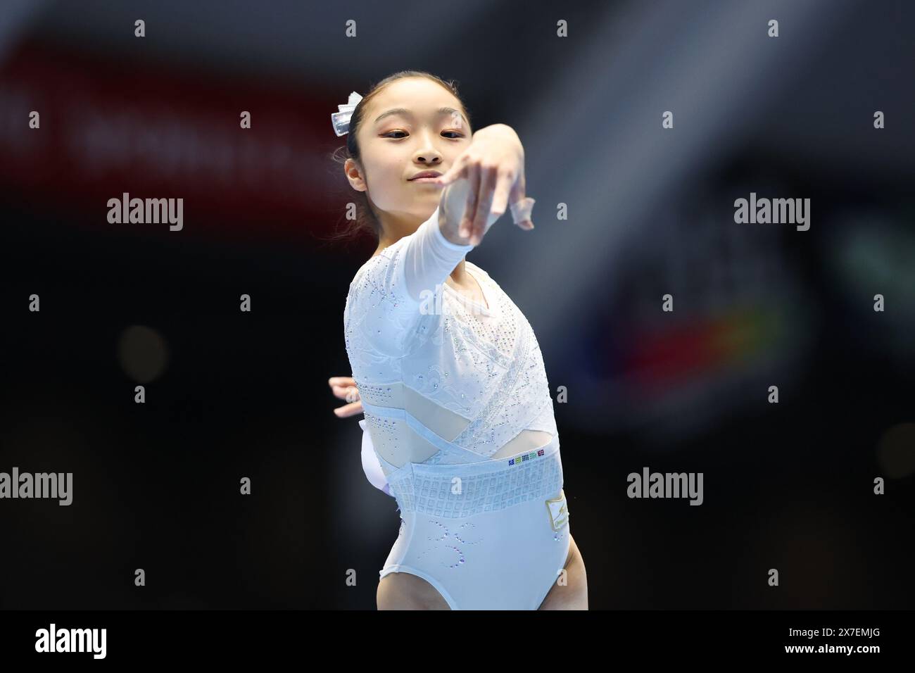 Takasaki Arena, Gunma, Japan. Mai 2024. Mana Okamura, 18. MAI 2024 - künstlerische Turnen : der ...
