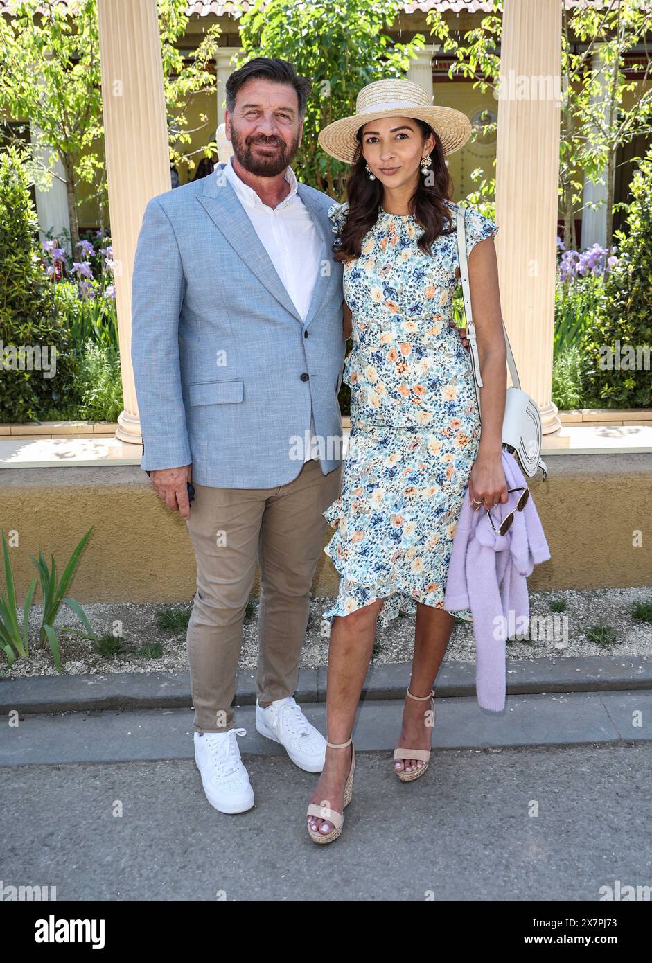 London, Großbritannien. Mai 2024. Nick Knowles und Katie Dadzie ...