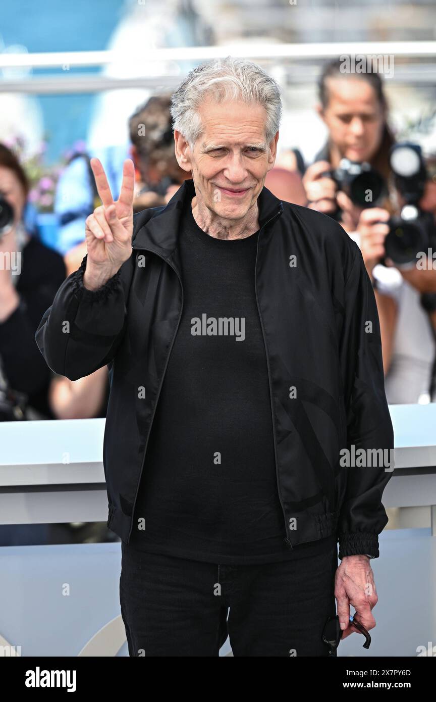 News - The Shrouds Photocall - das 77. Jährliche Filmfestival von Cannes David Cronenberg nimmt ...