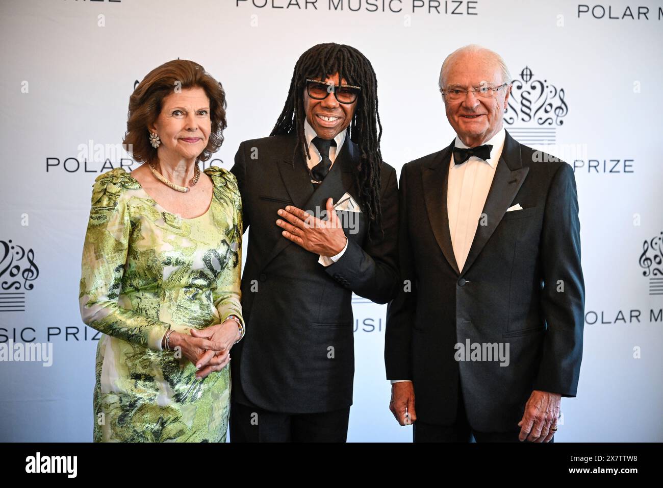 Stockholm, Schweden. Mai 2024. Preisträger Nile Rodgers zusammen mit ...
