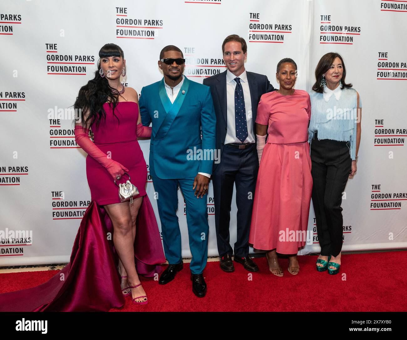 Jennifer Goicoechea Raymond, Usher, Peter W. Kunhardt Jr., Leslie Parks ...
