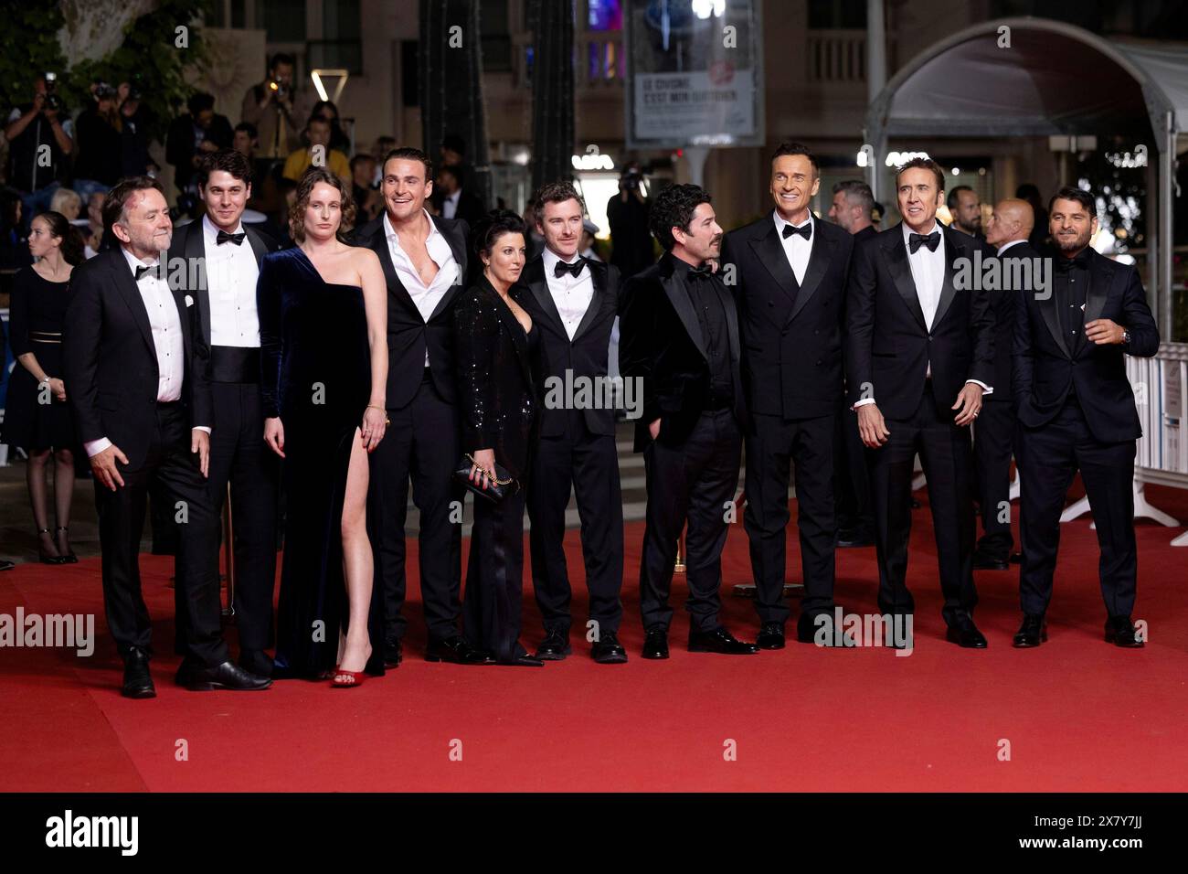 Cannes, Frankreich, 17.5,2024: Leonora Darby, Alexander Bertrand ...