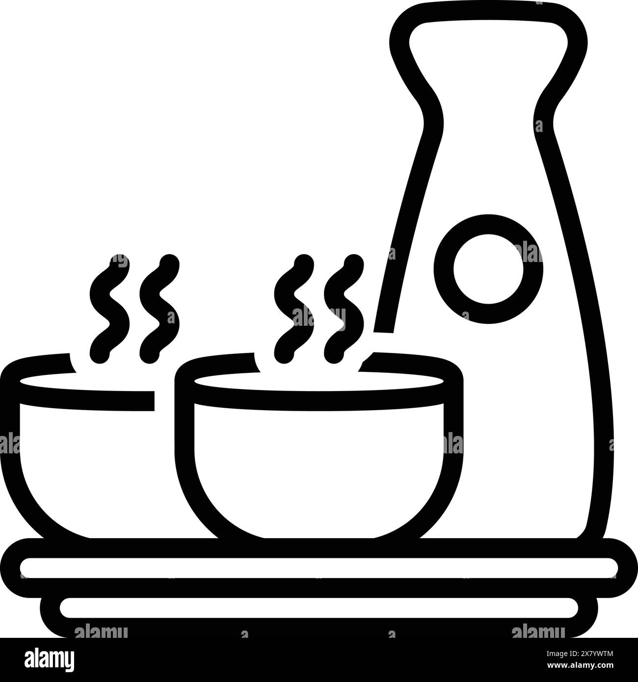Sake flasche Stock-Vektorgrafiken kaufen - Alamy