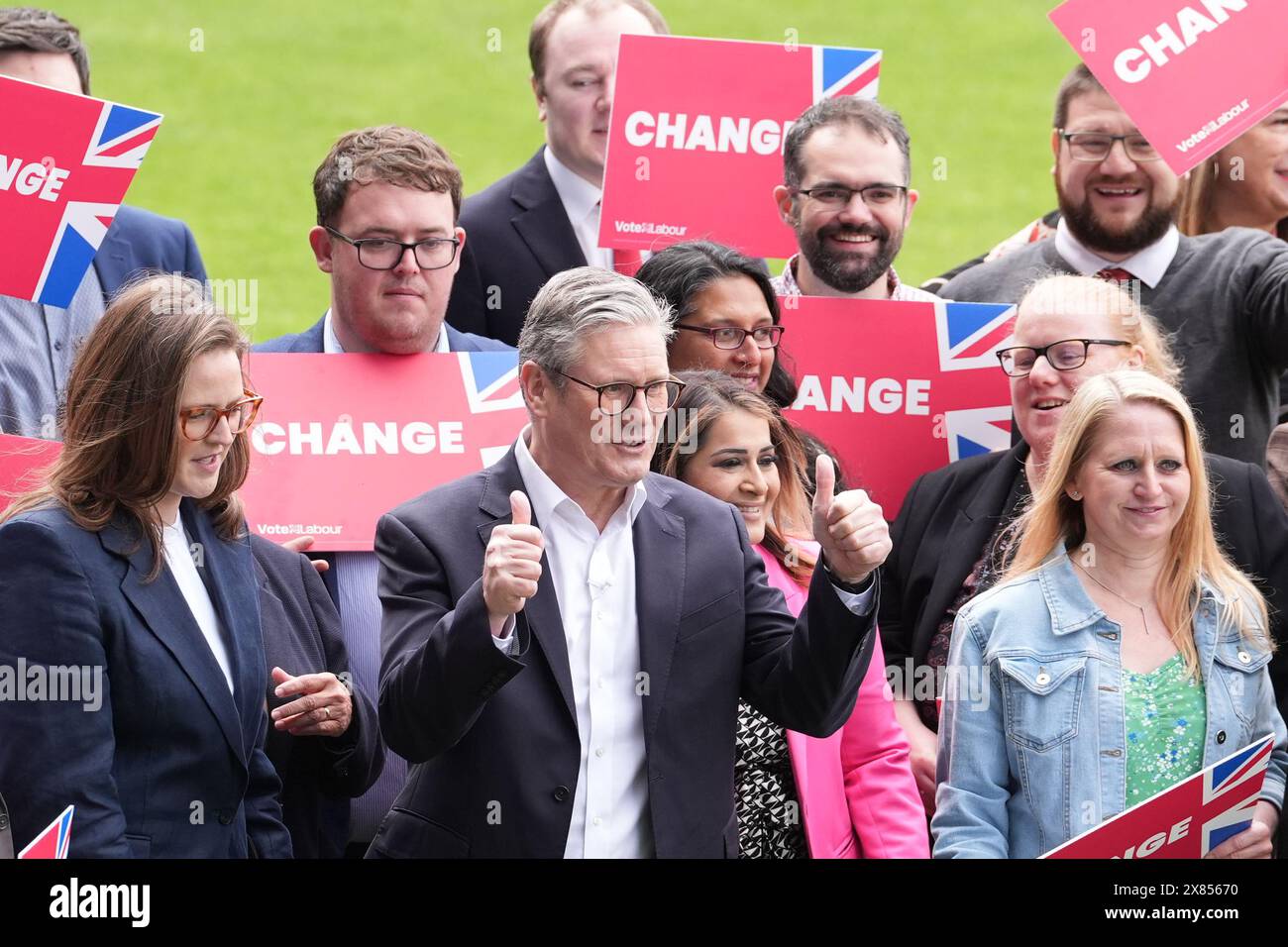 Der Vorsitzende der Labour Party, Sir Keir Starmer, während eines ...