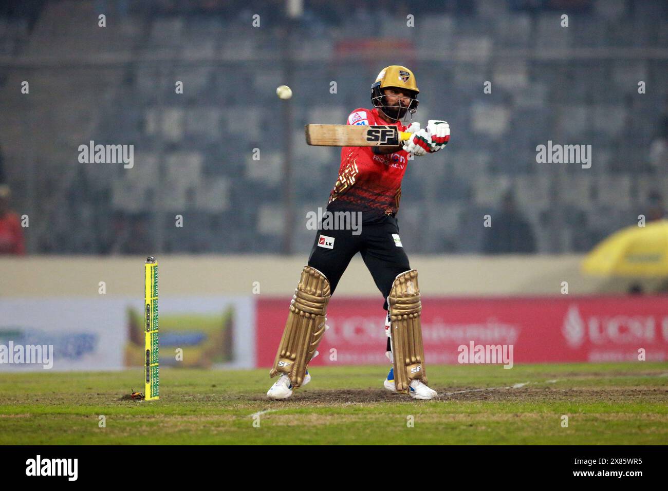 Der Comilla Victorians Batter Tawhid Hridoy, Teil der Core Pace Unit ...