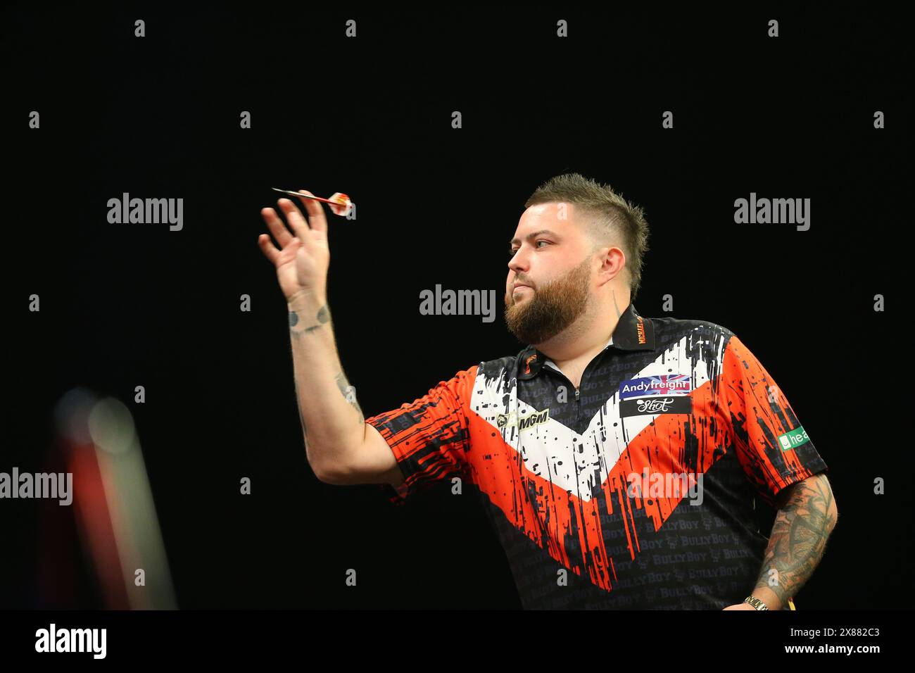 23. Mai 2024; O2 Arena, London, England; 2024 PDC Premier League Darts ...