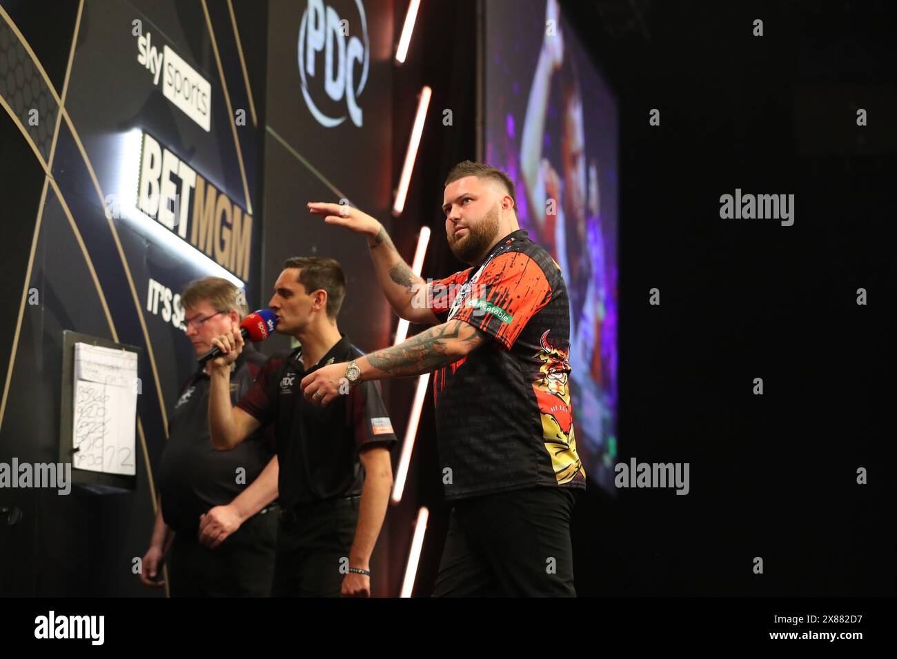 23. Mai 2024; O2 Arena, London, England; 2024 PDC Premier League Darts ...