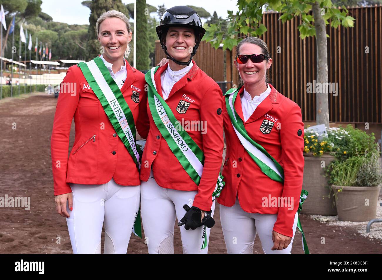 Rom, Italien. Mai 2024. Jana Wargers, Kendra Claricia Brinkop und Jorne ...