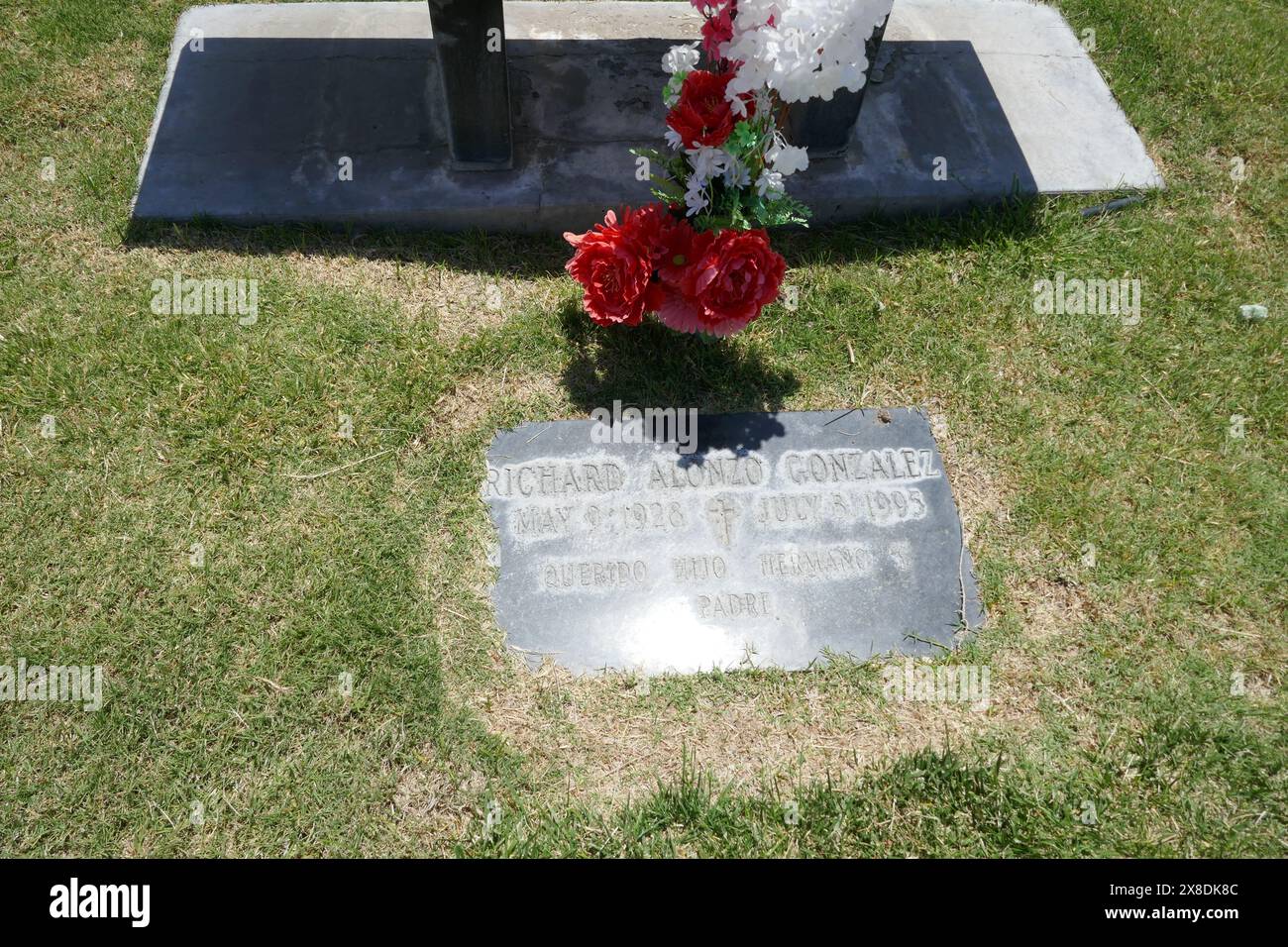 Las Vegas, Nevada, USA 14. Mai 2024 Tennisspieler Pancho Gonzales Grave, alias Richard Alonzo ...