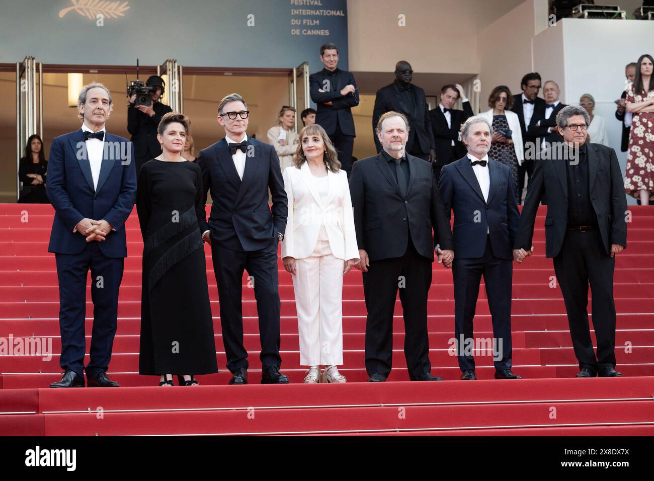 Cannes, Frankreich. Mai 2024. Alexandre Desplat, Florence Gastaud ...