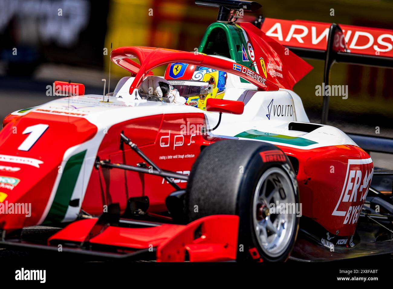 01 BEGANOVIC Dino (swe), Prema Racing, Dallara F3 2019, Action während ...