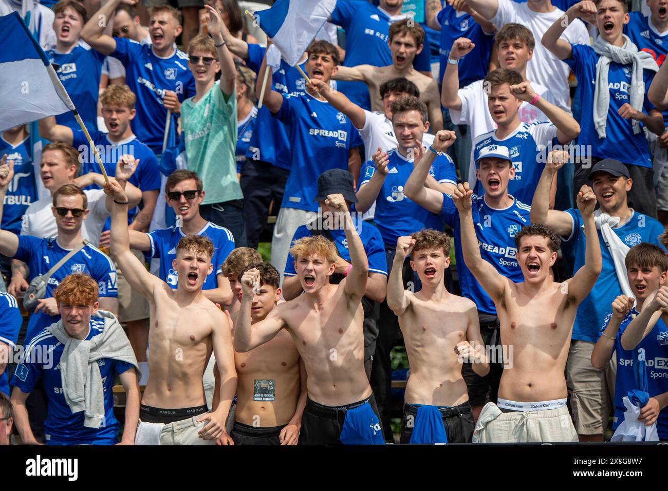 Kopenhagen, Dänemark. Mai 2024. Superliga-Spiel zwischen Hvidovre IF ...